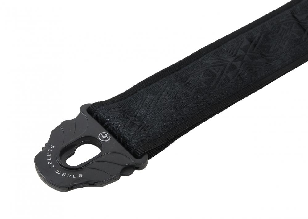Planet Waves 50PLB01 Black Satin guitar strap