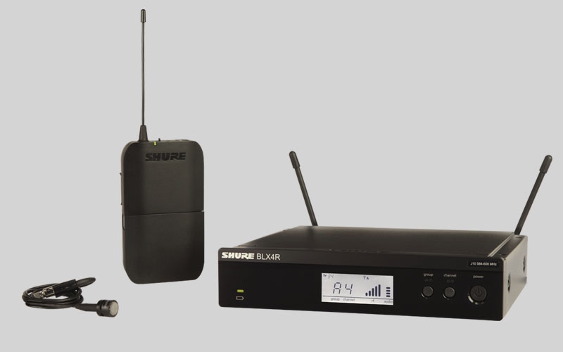 Shure PG Wireless Rack-mount Presenter System with PG185 Lavalier ...